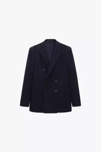 Zara ရင်သားနှစ်ထပ် Blazer Fall ဖက်ရှင်လမ်းညွှန်