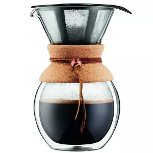geriausios dovanos gurmanams: „Bodum Pour Over Coffee Maker Grip“.