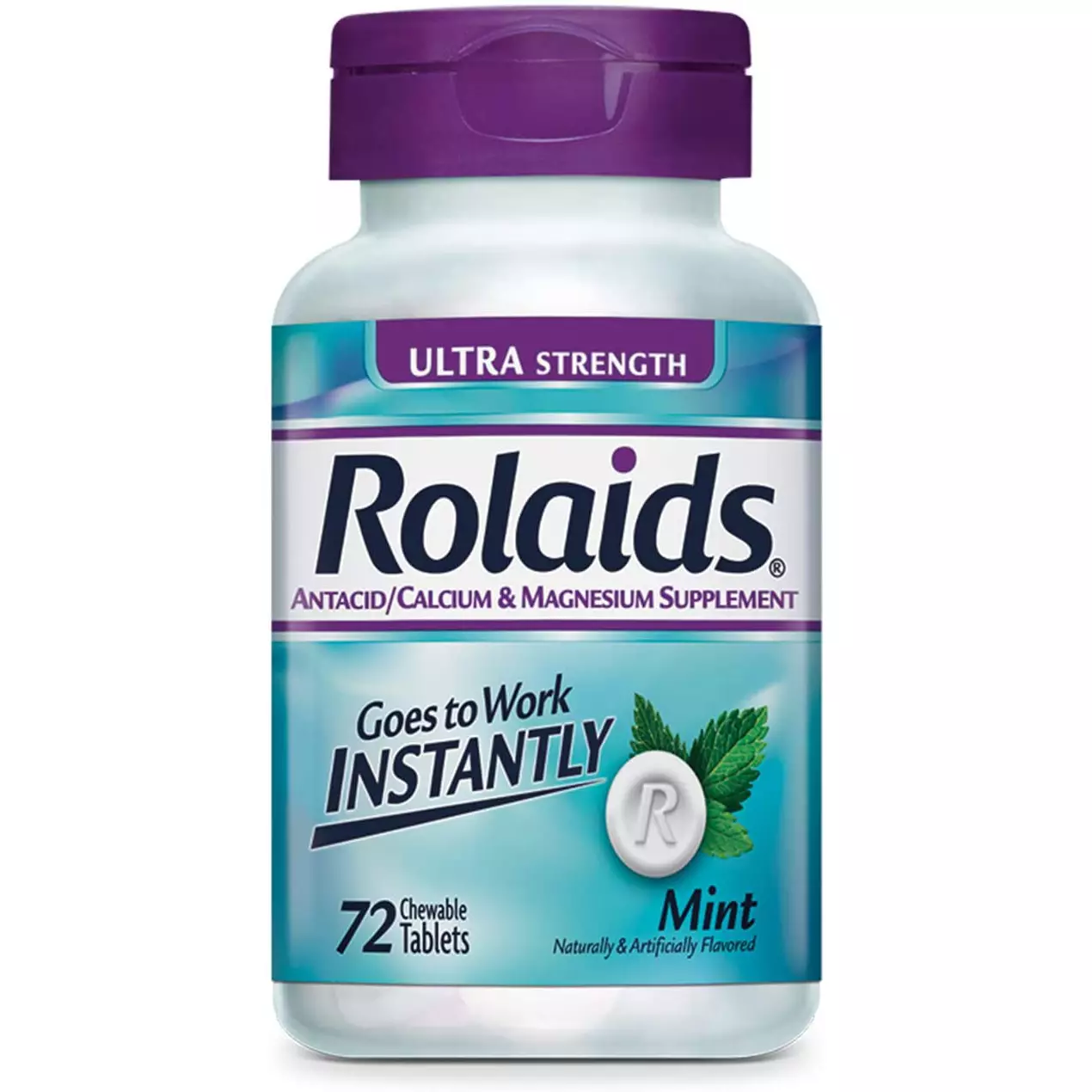 Tabletas masticables antiácidas ultra fuertes Rolaids