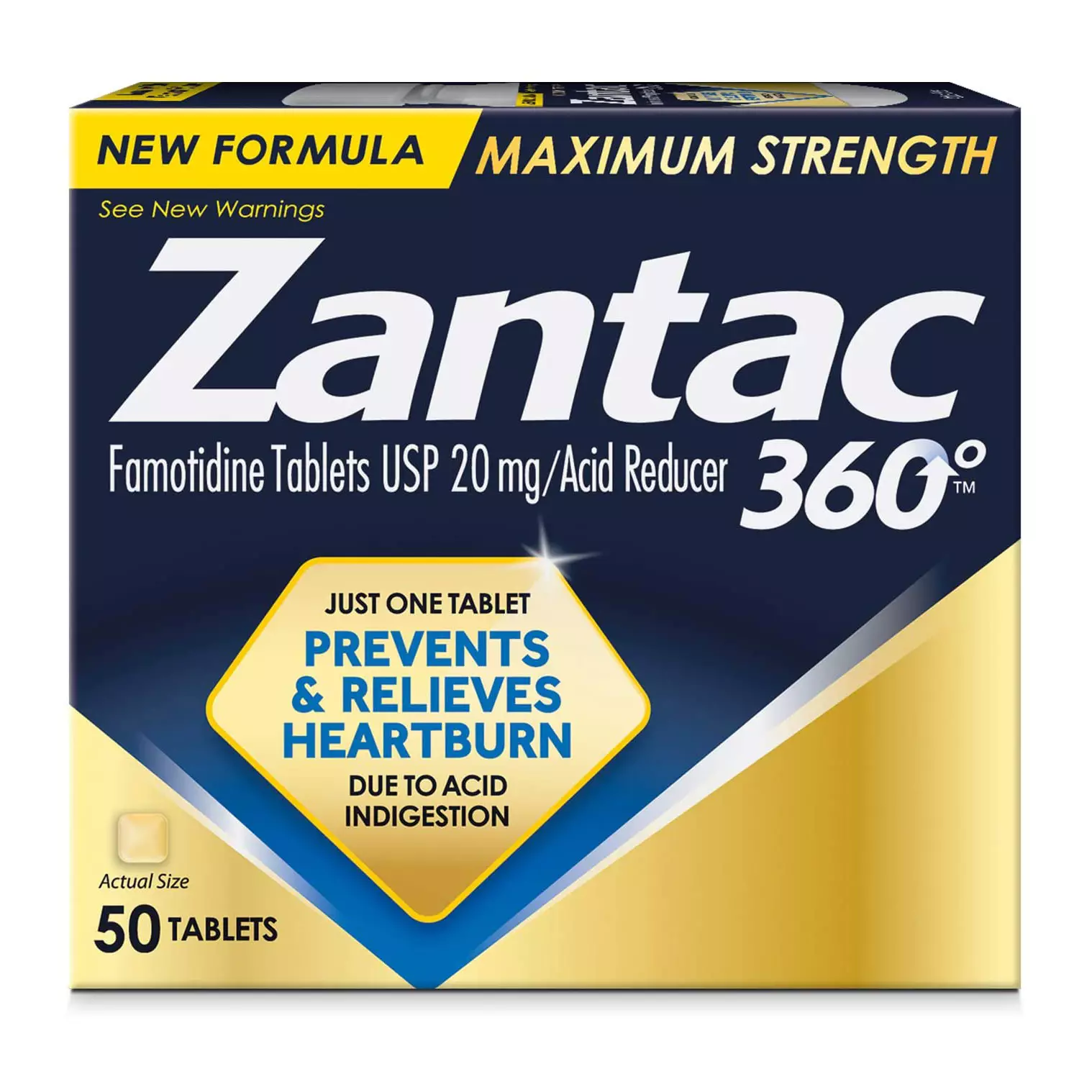 أقراص Zantac 360 ذات القوة القصوى