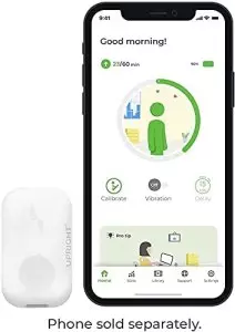 uspravna aplikacija pametni telefon za treniranje držanja