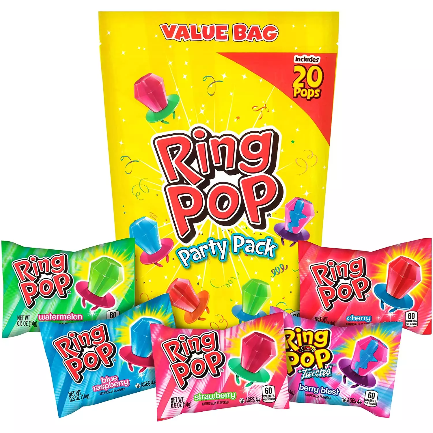 Ring Pops၊ အကောင်းဆုံးဟယ်လိုဝင်းသကြားလုံး