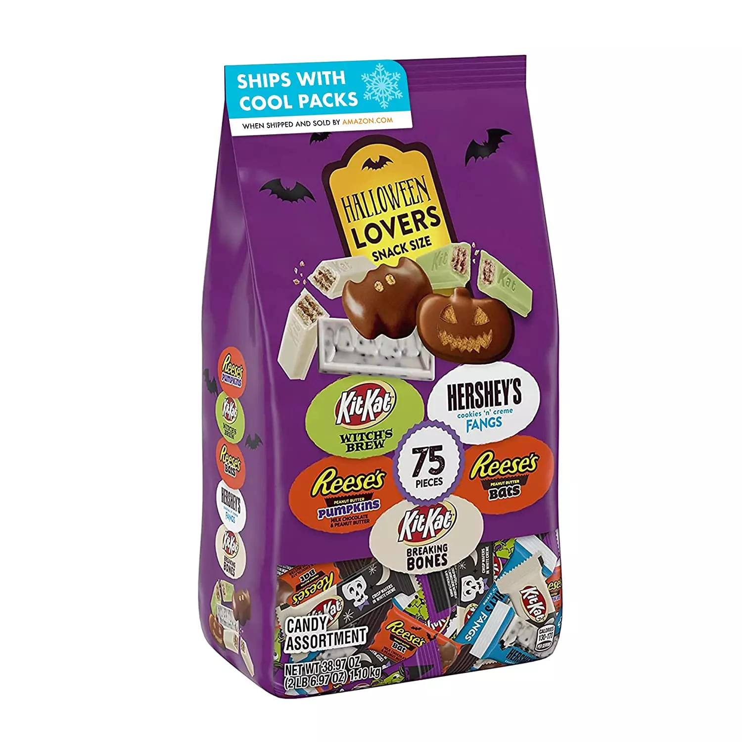 Reese's, Hershey's и Kit Kat Assorted Bag, лучшие конфеты на Хэллоуин