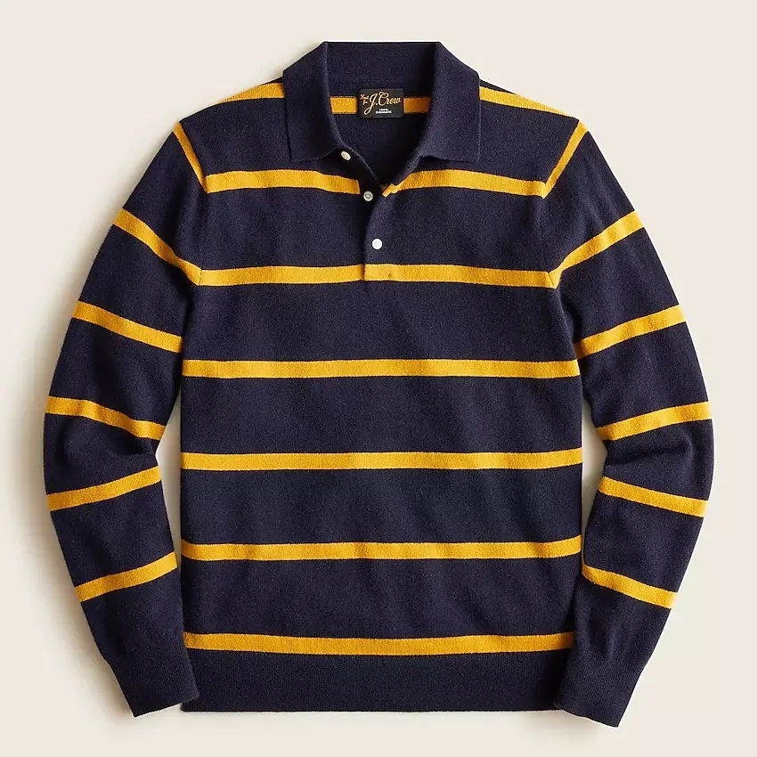 J. Crew Cashmere Collared Sweater