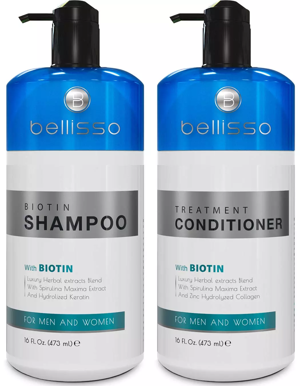 Bellisso Biotin Shampoo နှင့် Conditioner အစုံ