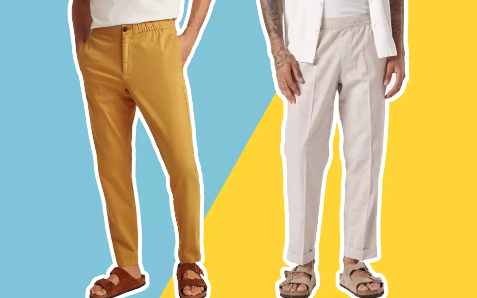 calças de praia masculinas