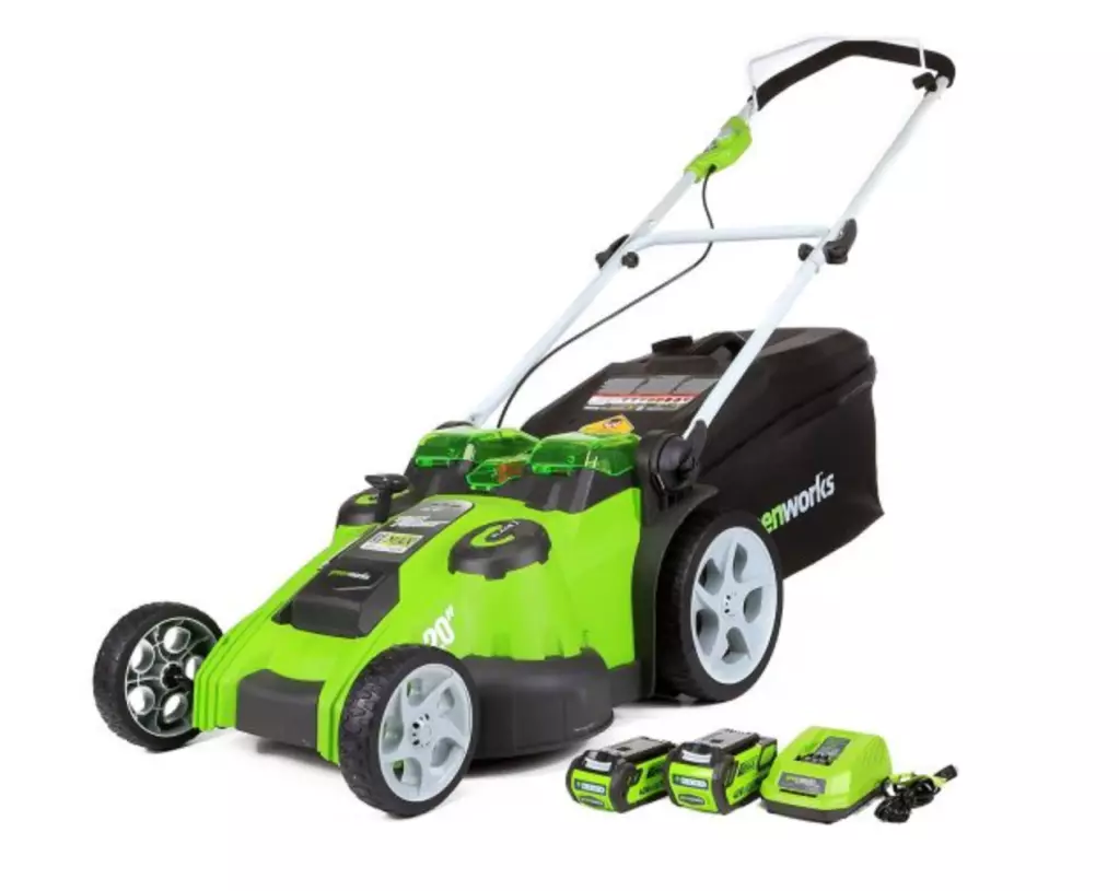 6. Greenworks Twin Force Electric Lawn Mower