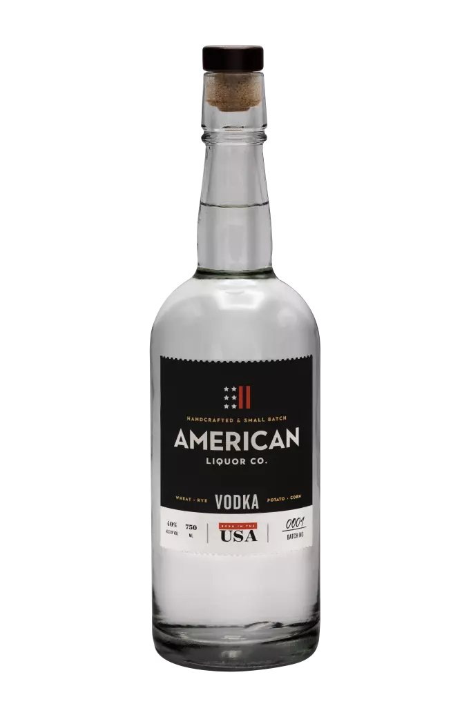 Şûşeya vodkayê American Liquor Co