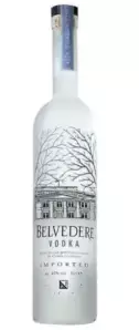 degvīna pudele dārga belvedere