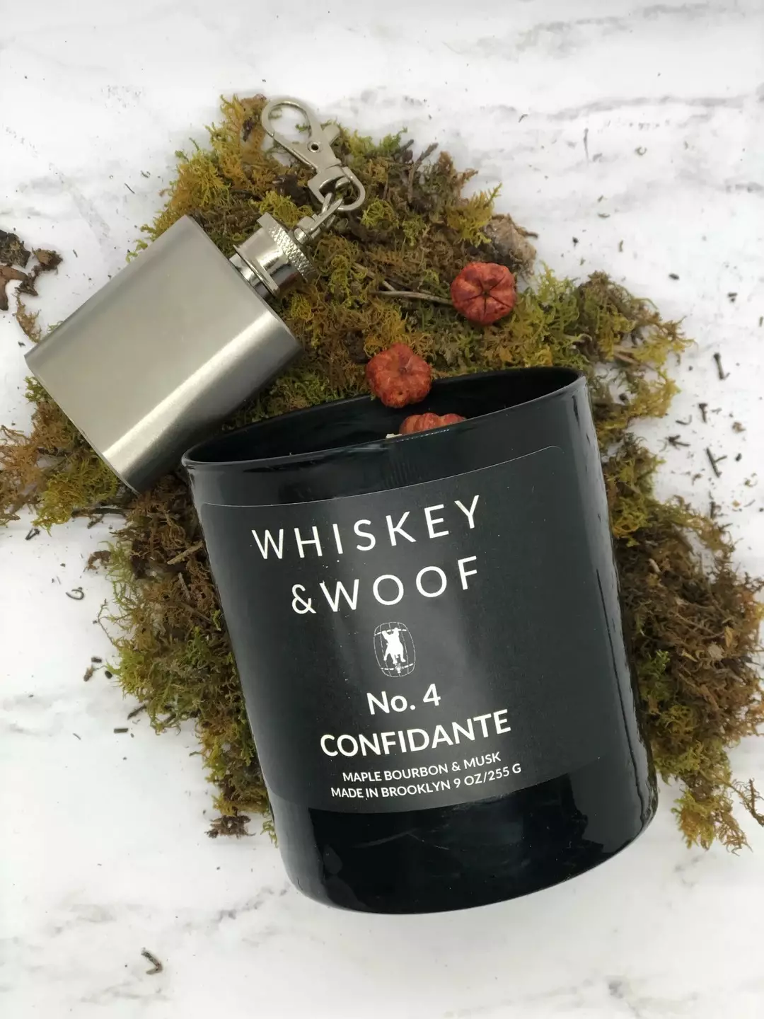 Whisky & Woof No. 4 Confidante: Maple Bourbon & Musk Scented Candle