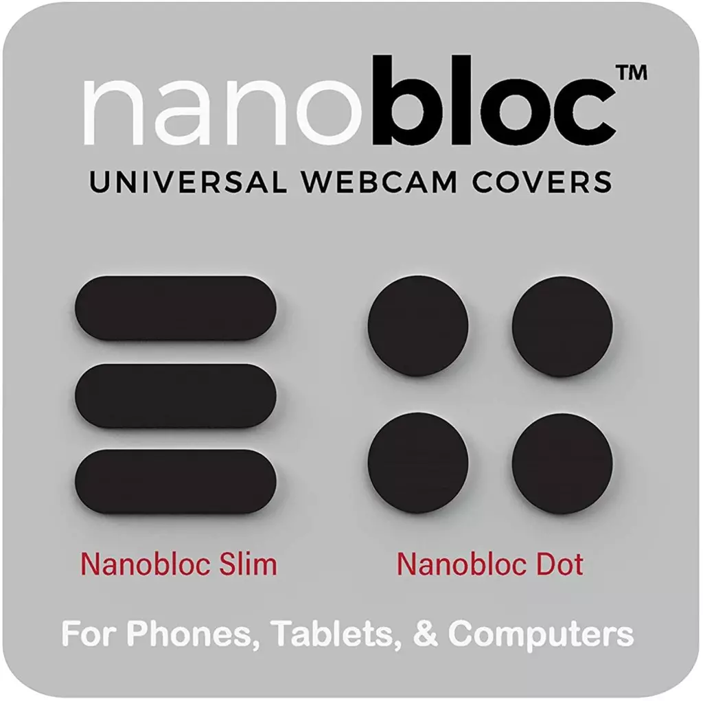 Uniwersalne osłony kamery internetowej Eyebloc Nanobloc