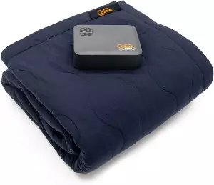 Cozee šildomas antklodė veikia baterija