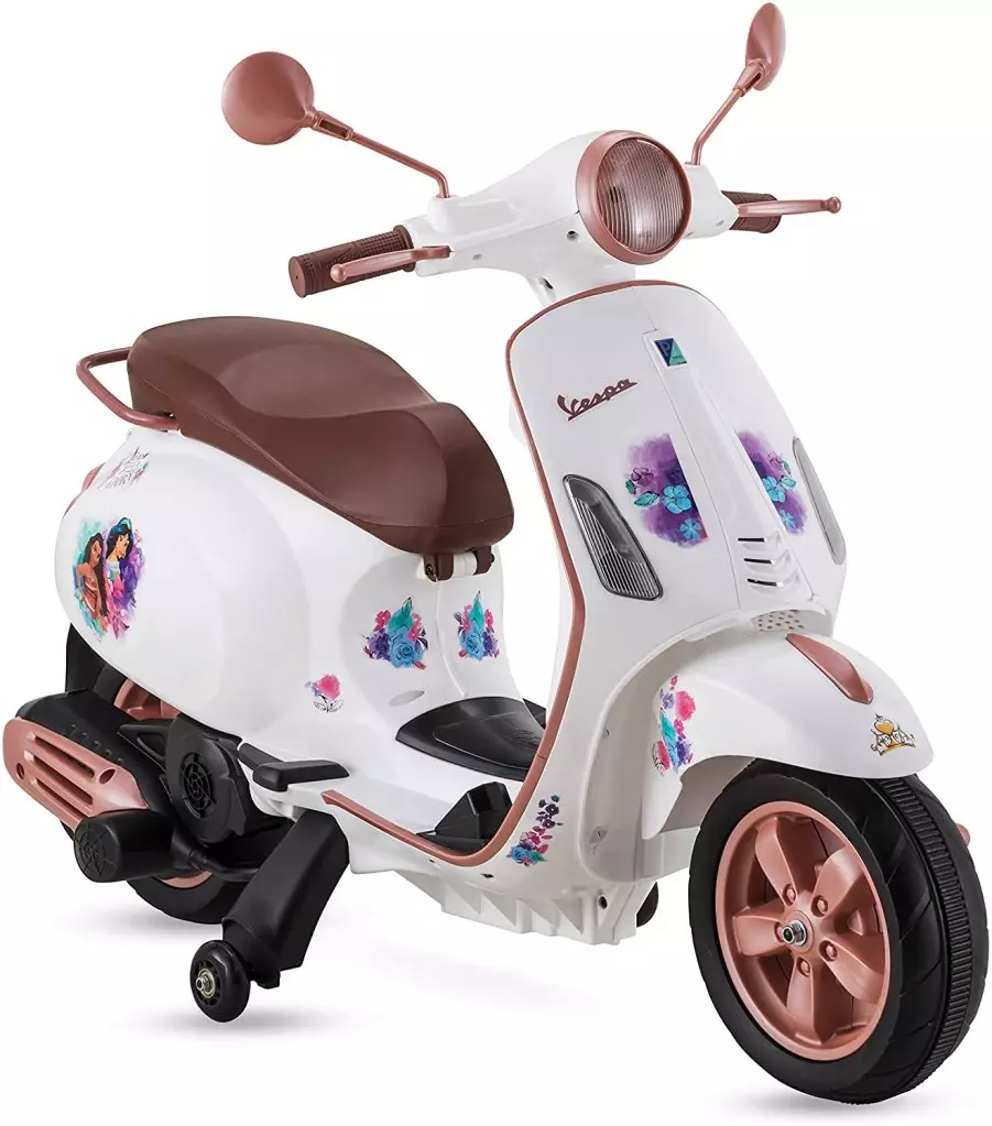 Kid Trax Toddler Disney Princess Vespa Scooter Elektrisk tur på leksak