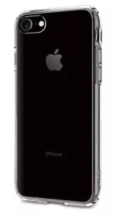 Achos iPhone 7 Hybrid Spigen Ultra gyda Thechnoleg Clustog Aer ac Amddiffyniad Gollwng Hybrid ar gyfer iPhone 7 2016 - Crystal Clear