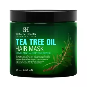 maschera per capelli all'olio dell'albero del tè del focolare botanico