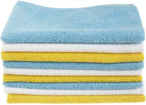 Микрофибърни кърпи за почистване на Amazon Basics