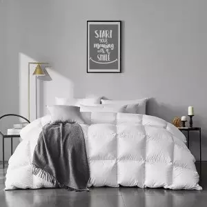 APSMILE qoton organiku rix tal-wiżż Down Comforter