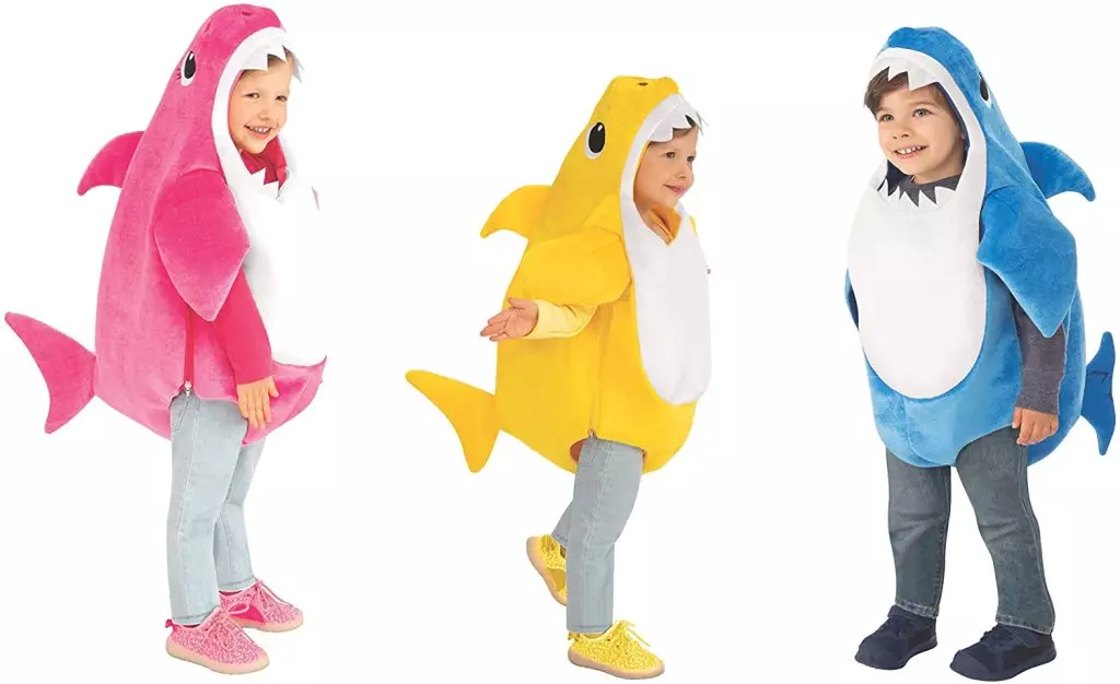 Rubie's Kid's Daddy Shark Costume mei Sound Chip