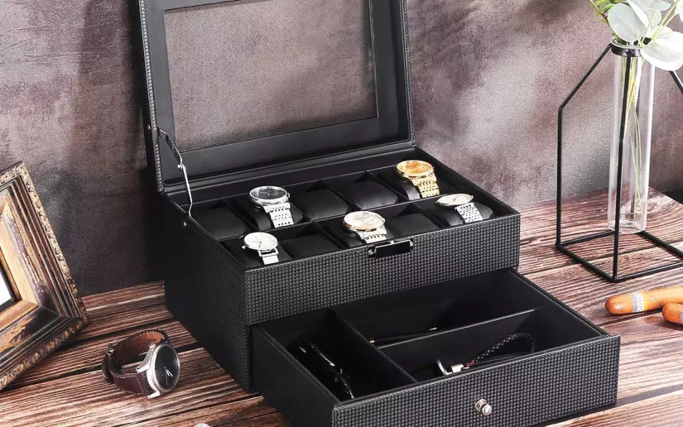 BEWISHOME Watch Box Oganeza