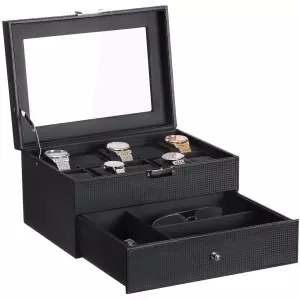 BEWISHOME Watch Box Ọganaisa