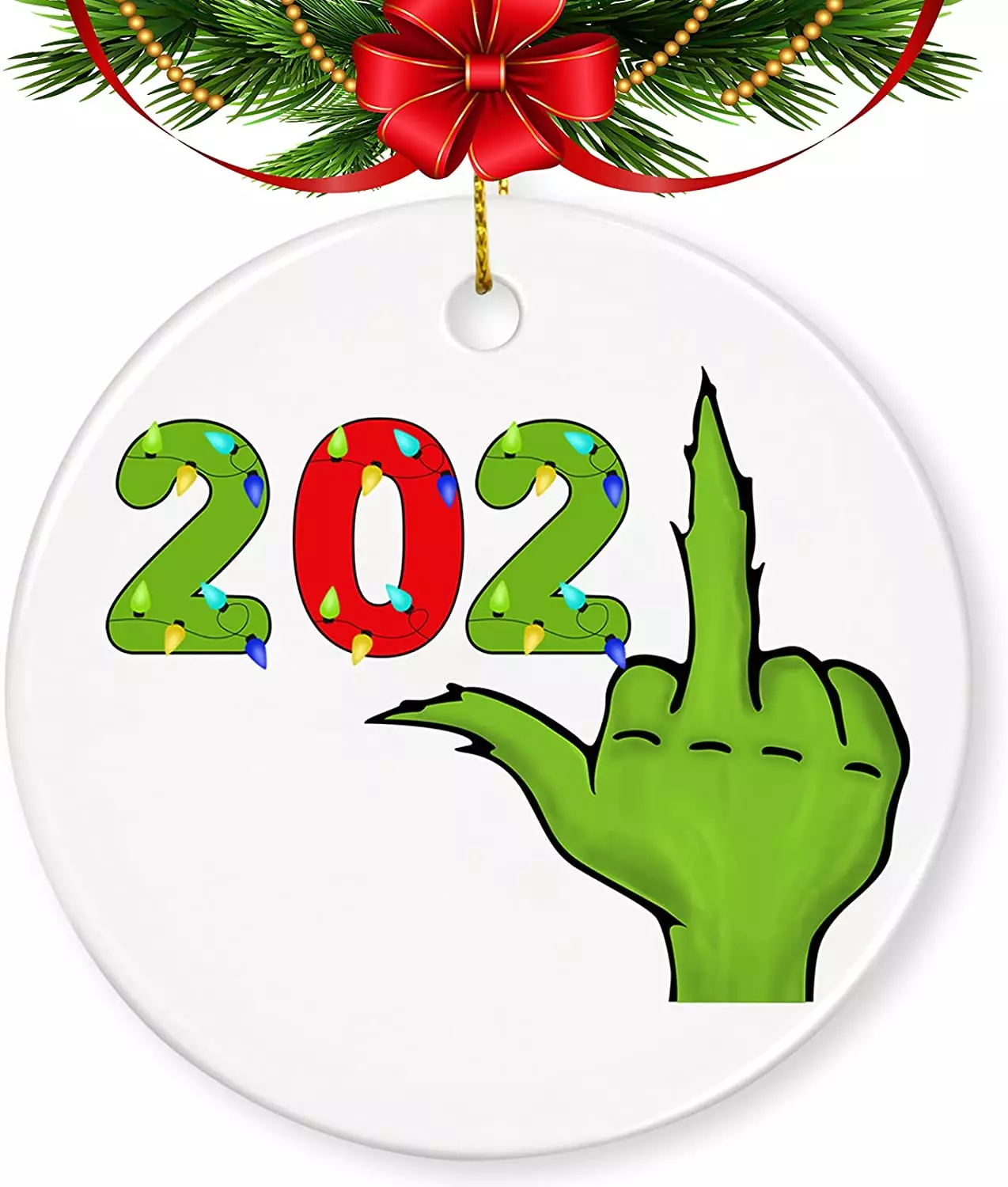 Grinch 2021 karácsonyi dísz