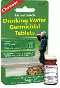 Таблетки за питейна вода на Coghlan