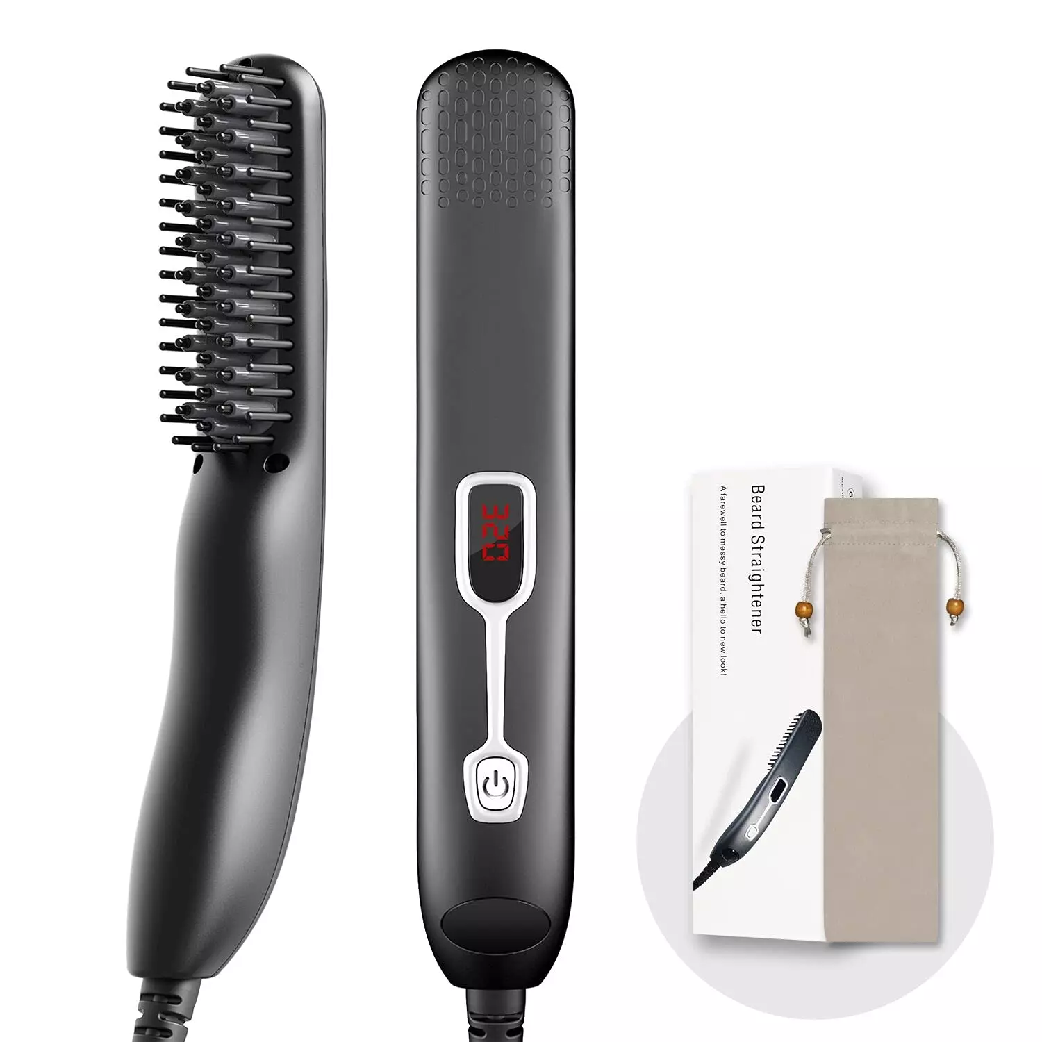 Mannvlo Beard Straightener; ئەڭ ياخشى ساقال قويغۇچ