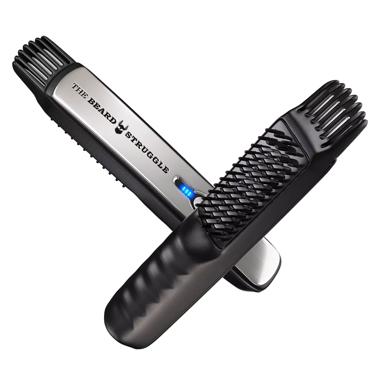 The Beard Struggle 3-In-1 Heated Beard Brush + Straightener; beste baard straightener