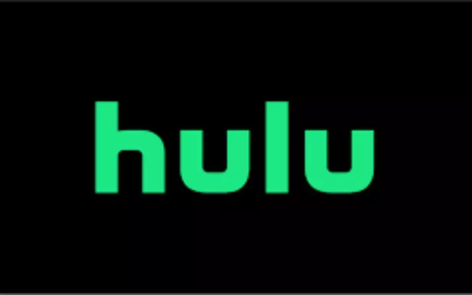 Siyah bir adam üzerinde Hulu logosu