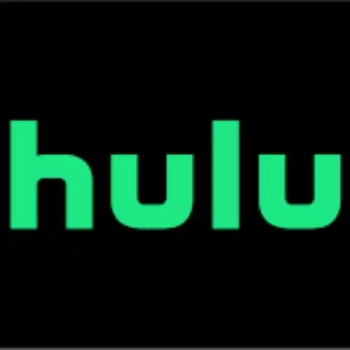 โลโก้ Hulu สีเขียวบนพื้นหลังสีดำ