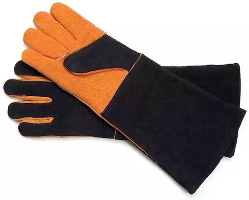 Steven Raichlen Best of Barbecue Extra hosszú Velúr Grill Gloves