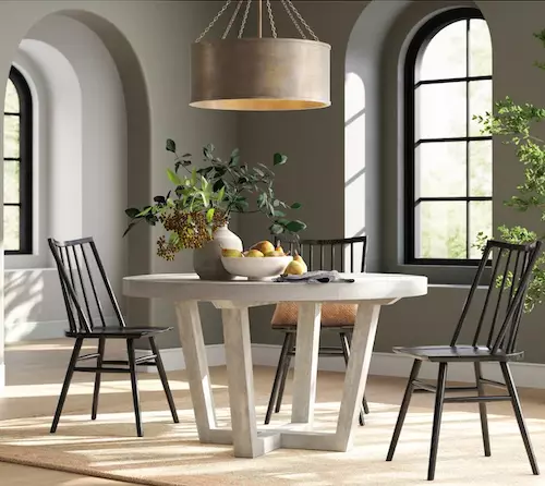 Joss & Main Halvorsen Extendable Pedestal Dining Table