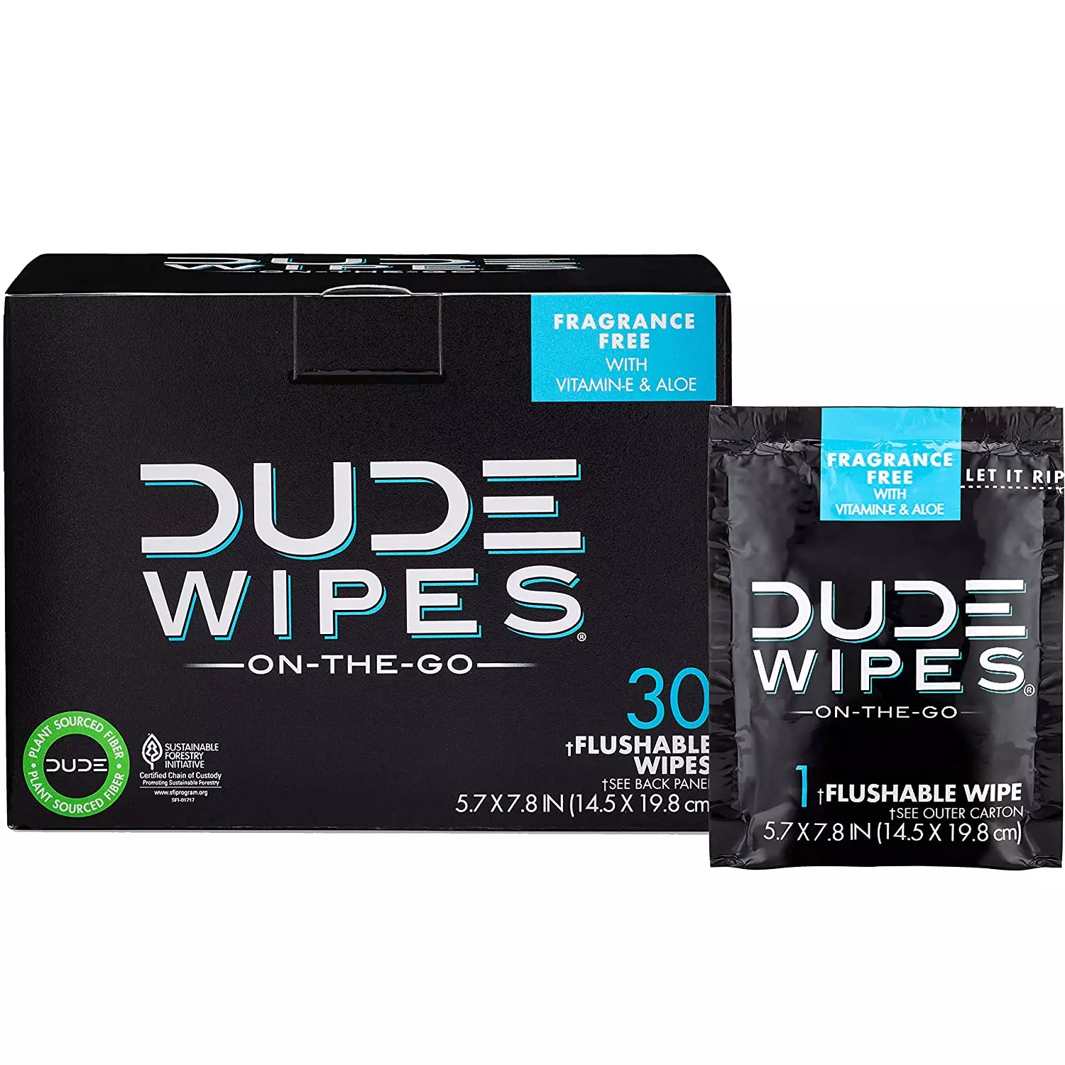 DUDE Wipes Смываемые влажные салфетки