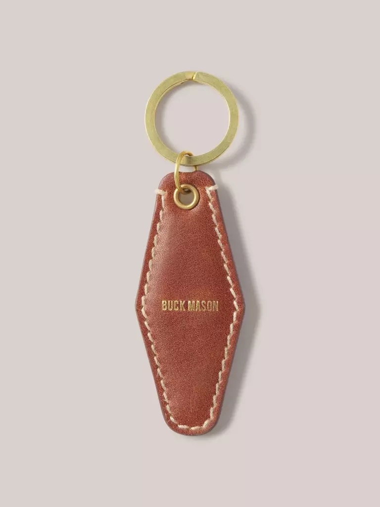Buck Mason Leather Keychain