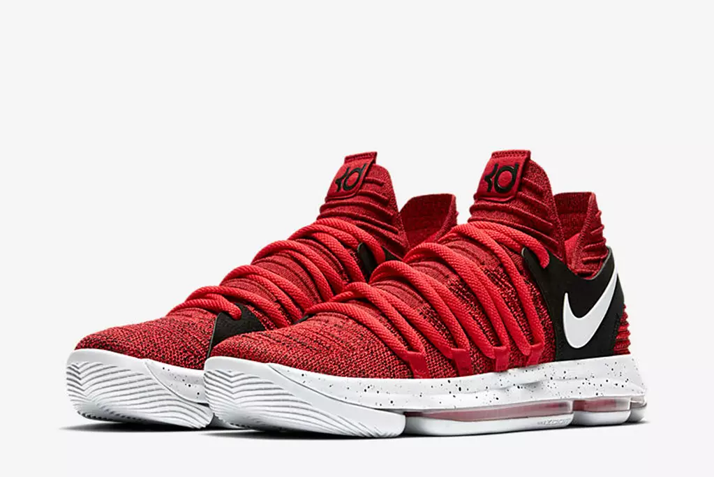 Червени кадифени маратонки Nike Kevin Durant