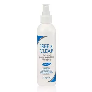 Free & Clear Firm Hold Hairspray pikeun Kulit Sensitip