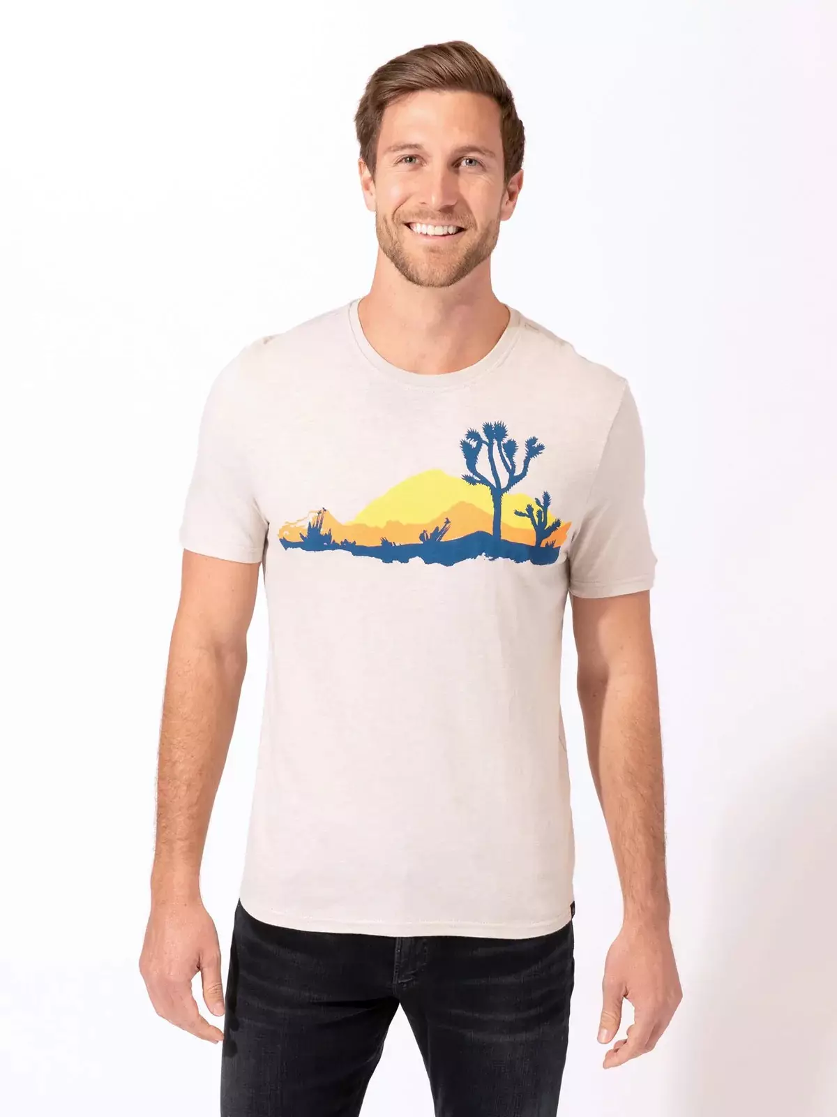Threads 4 Thought Desertscape T-Shirt, Nature T-shirts til mænd
