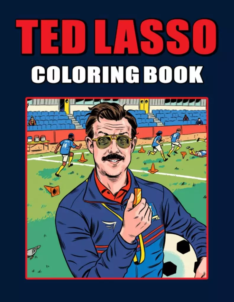 टेड लॅसो कलरिंग बुक