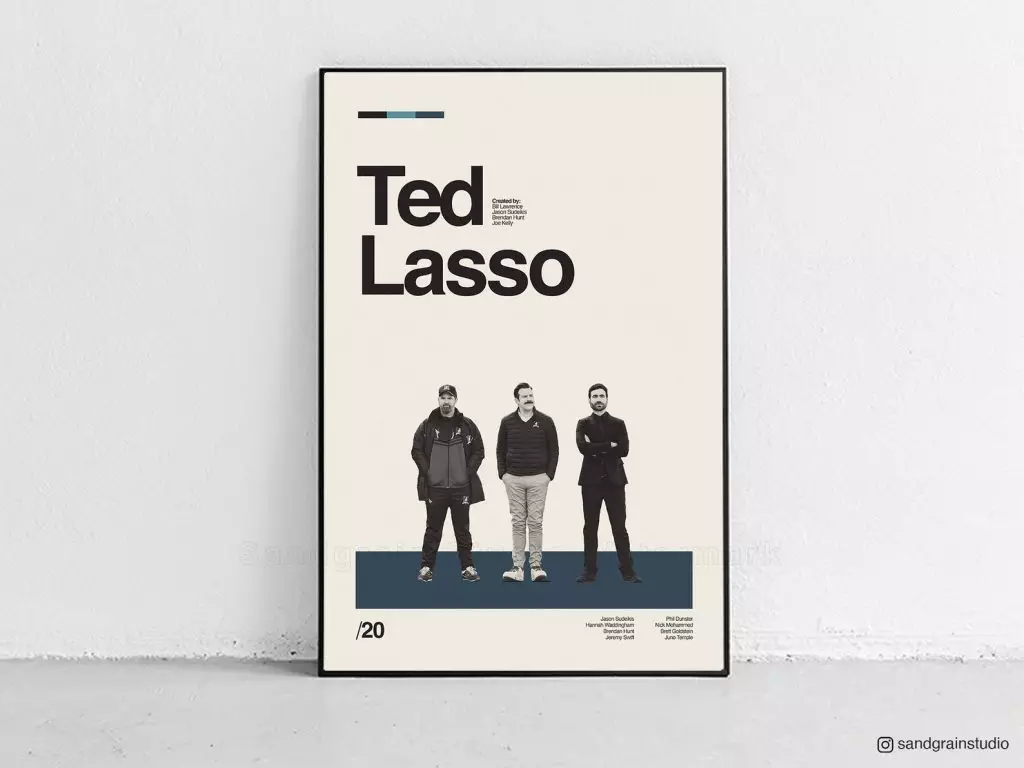 टेड लॅसो आर्ट पोस्टर