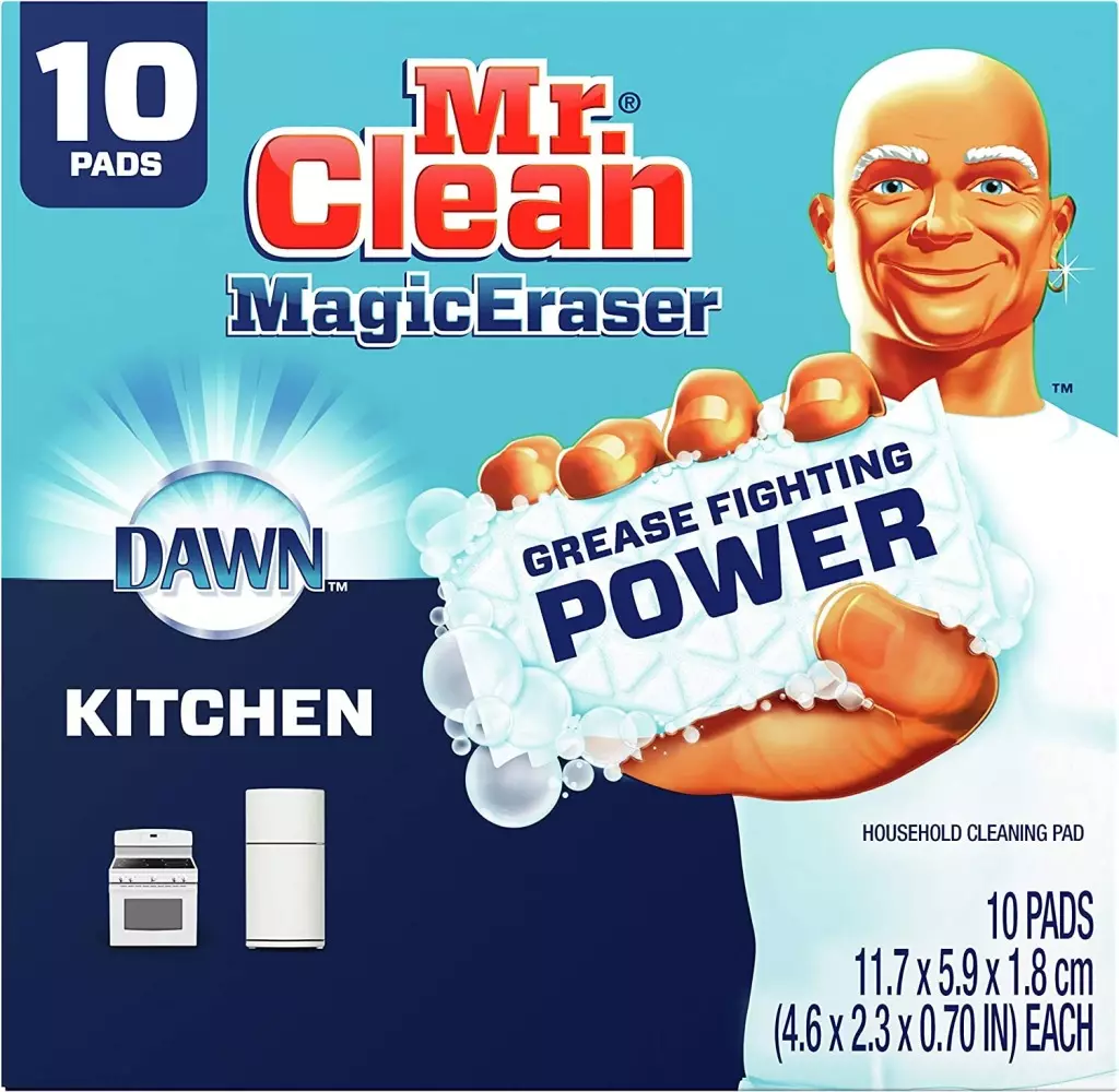 Mr. Clean Magic Eraser með Dawn