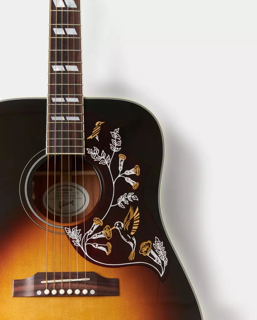 Супрацоўніцтва Білі Рэйда і Гібсана Hummingbird Гітара Gibson Hummingbird
