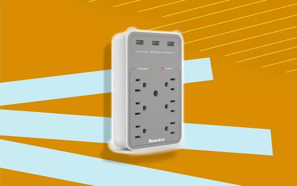 Huntkey 6-Outlet Surge Protector Featured