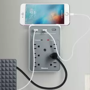 Huntkey 6-Outlet Protector Surge Protector