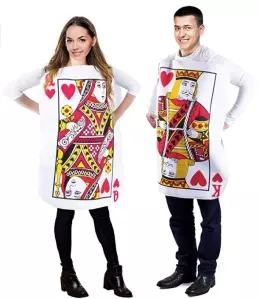 King ma Queen Playing Card Costume- teuga a ulugalii