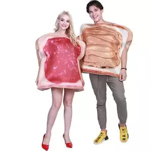 Couples Peanut Butter and Jelly Costume
