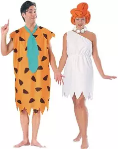 Fred en Wilma Flinstone koppels kostuum, beste koppels Halloween kostuums 2021