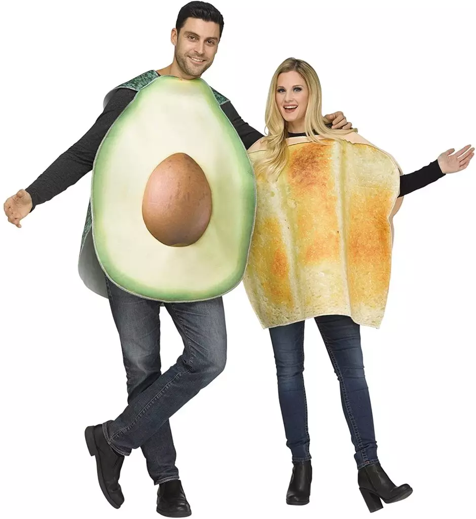 Fun World Avocado & Toast Kostüm für Erwachsene