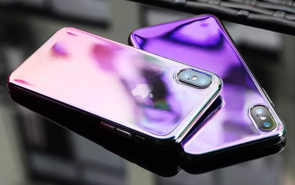 iPhone x etui zmieniające kolor