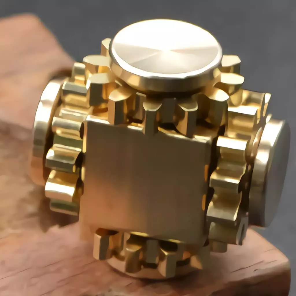 puro brass fidget spinner