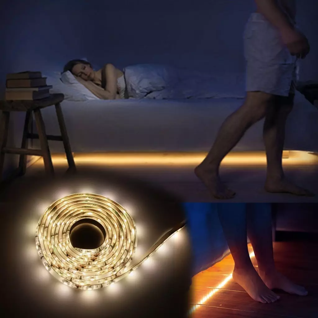 Vansky Motion Activated Under-Bed LED 야간 조명